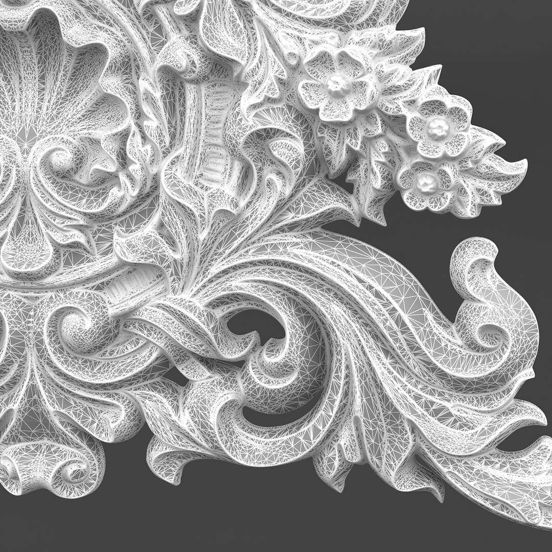 Plaster Pattern 07 3D Model - TurboSquid 1517665