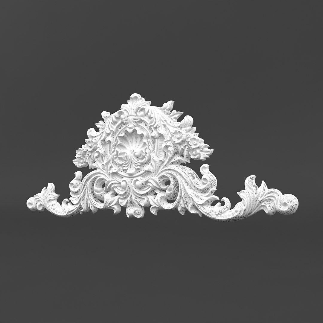 Plaster Pattern 07 3D Model - TurboSquid 1517665