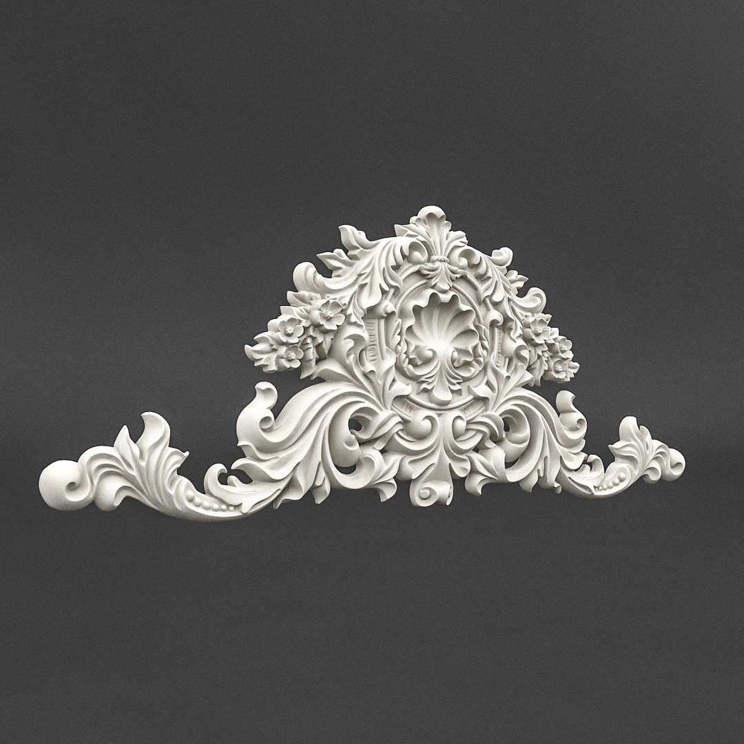 Plaster Pattern 07 3D Model - TurboSquid 1517665