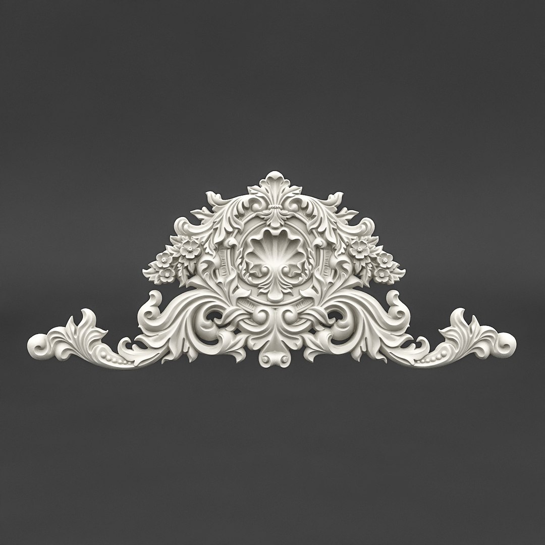 Plaster Pattern 07 3D Model - TurboSquid 1517665