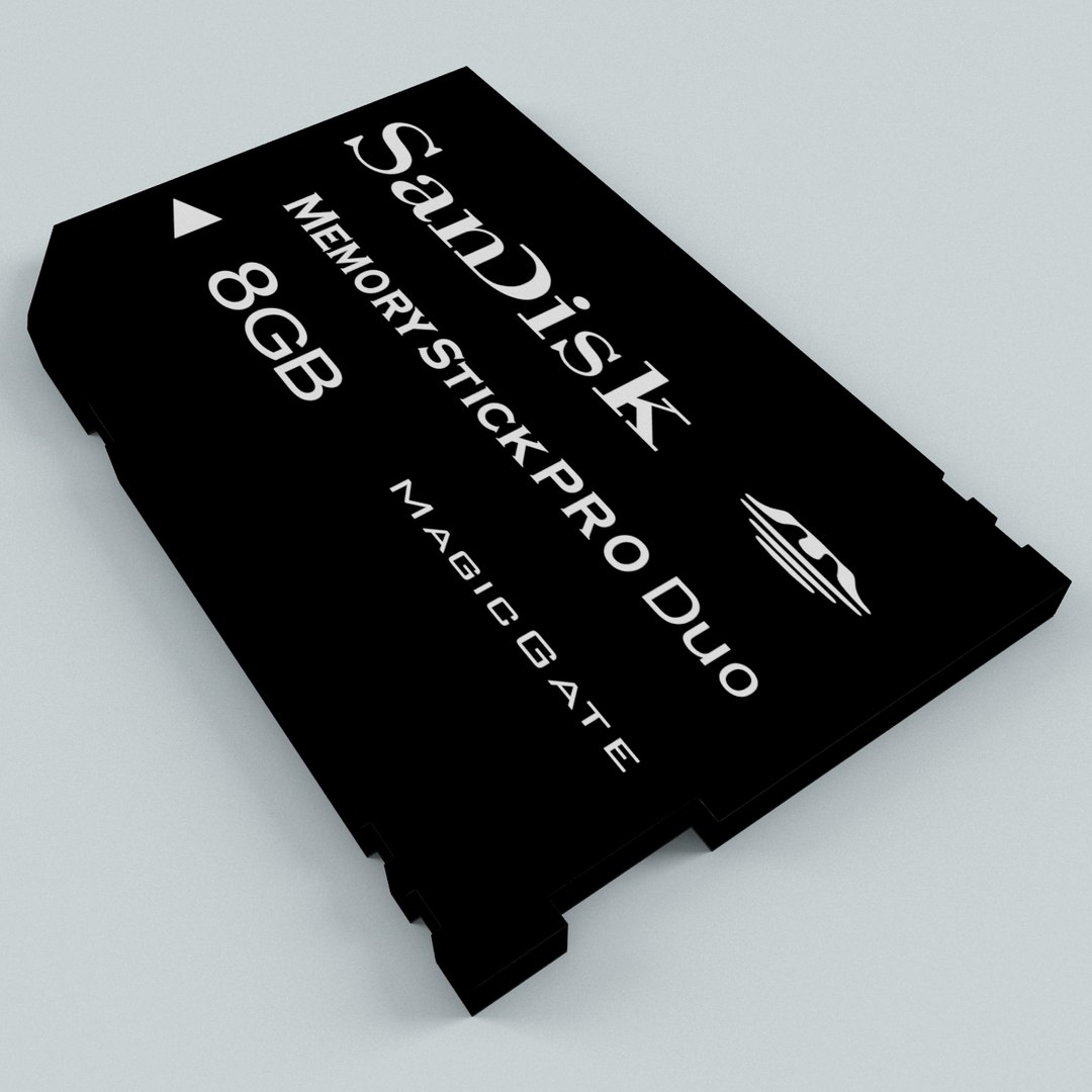 3ds Max Memory Card Ms Pro