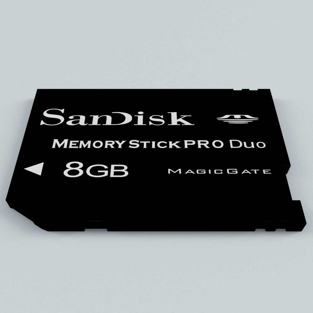 3ds Max Memory Card Ms Pro