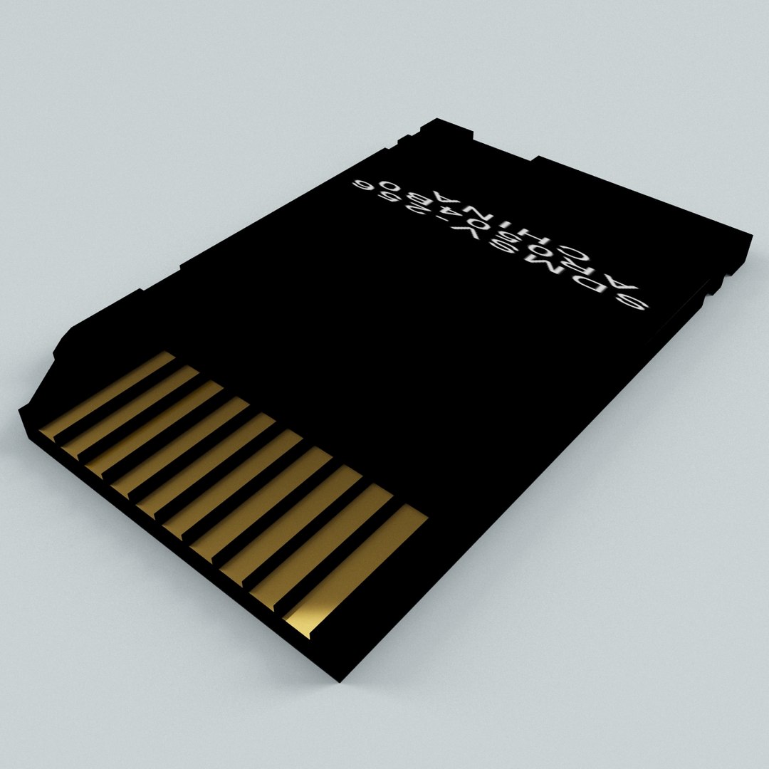 3ds Max Memory Card Ms Pro