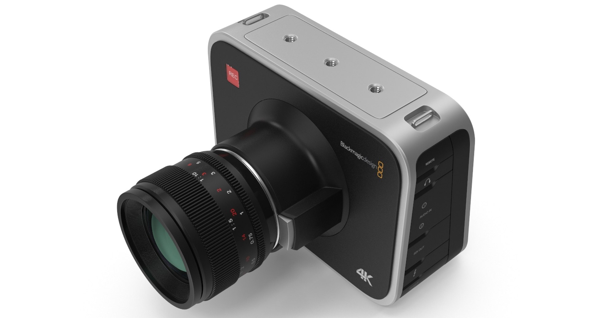 3d Model Blackmagic Camera