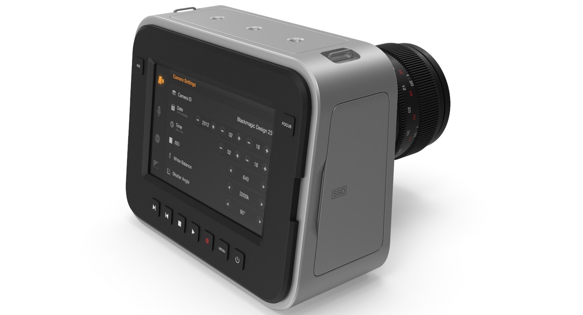 3d Model Blackmagic Camera