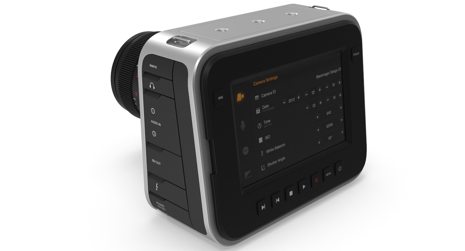 3d Model Blackmagic Camera