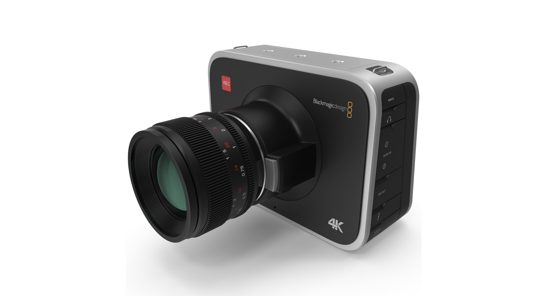 3d Model Blackmagic Camera