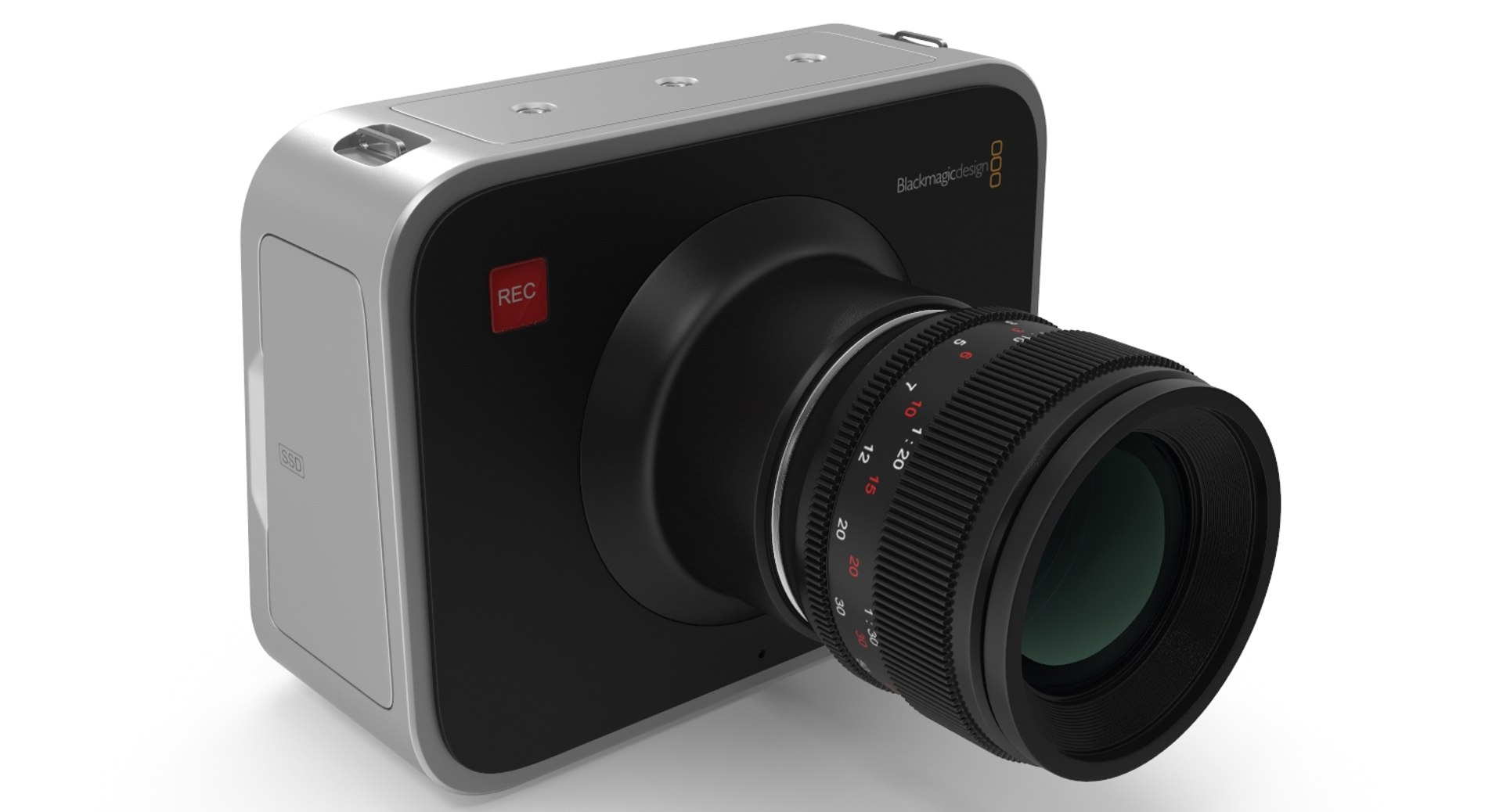 3d Model Blackmagic Camera