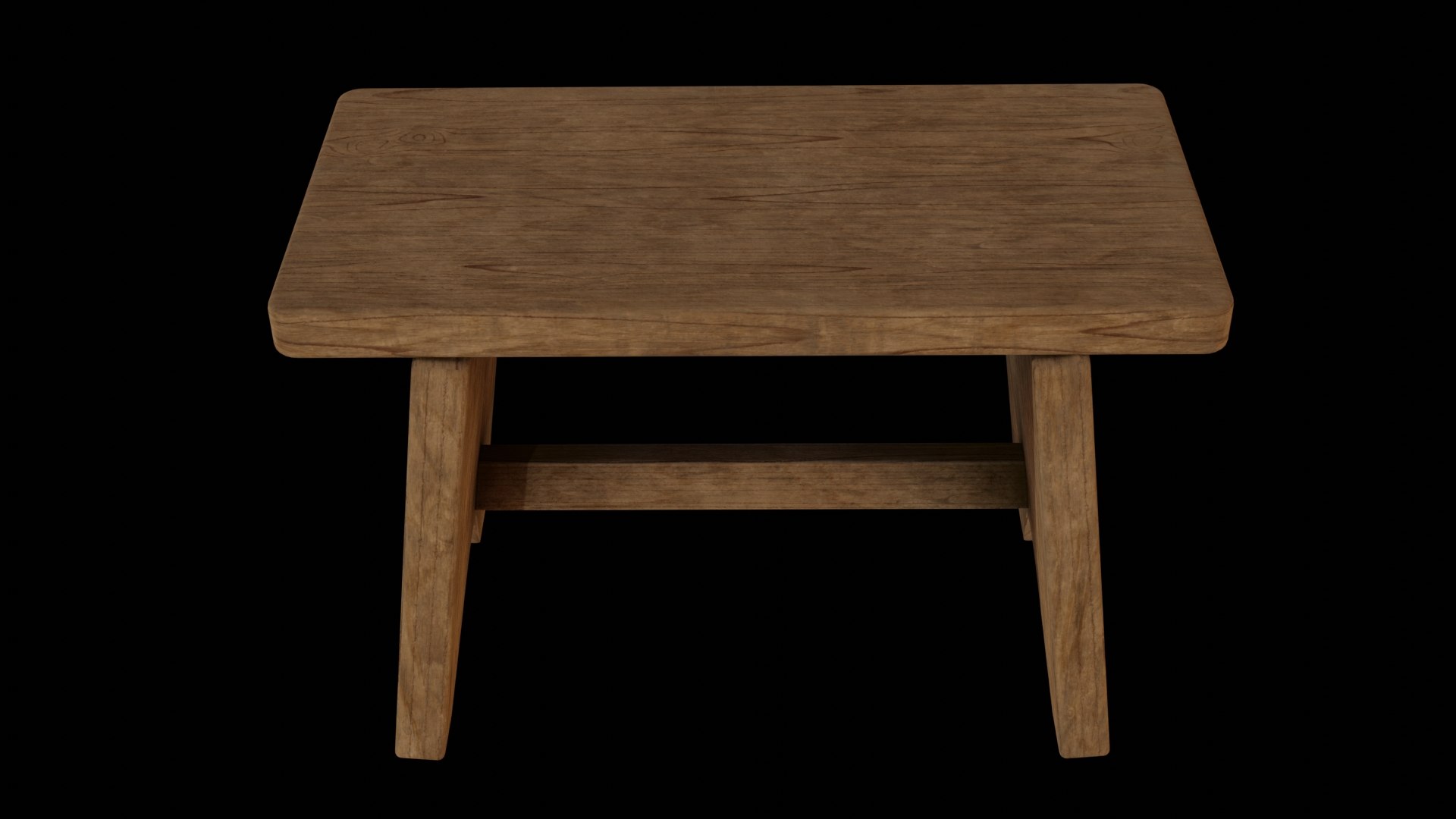 3D Wooden Stool model - TurboSquid 1816515