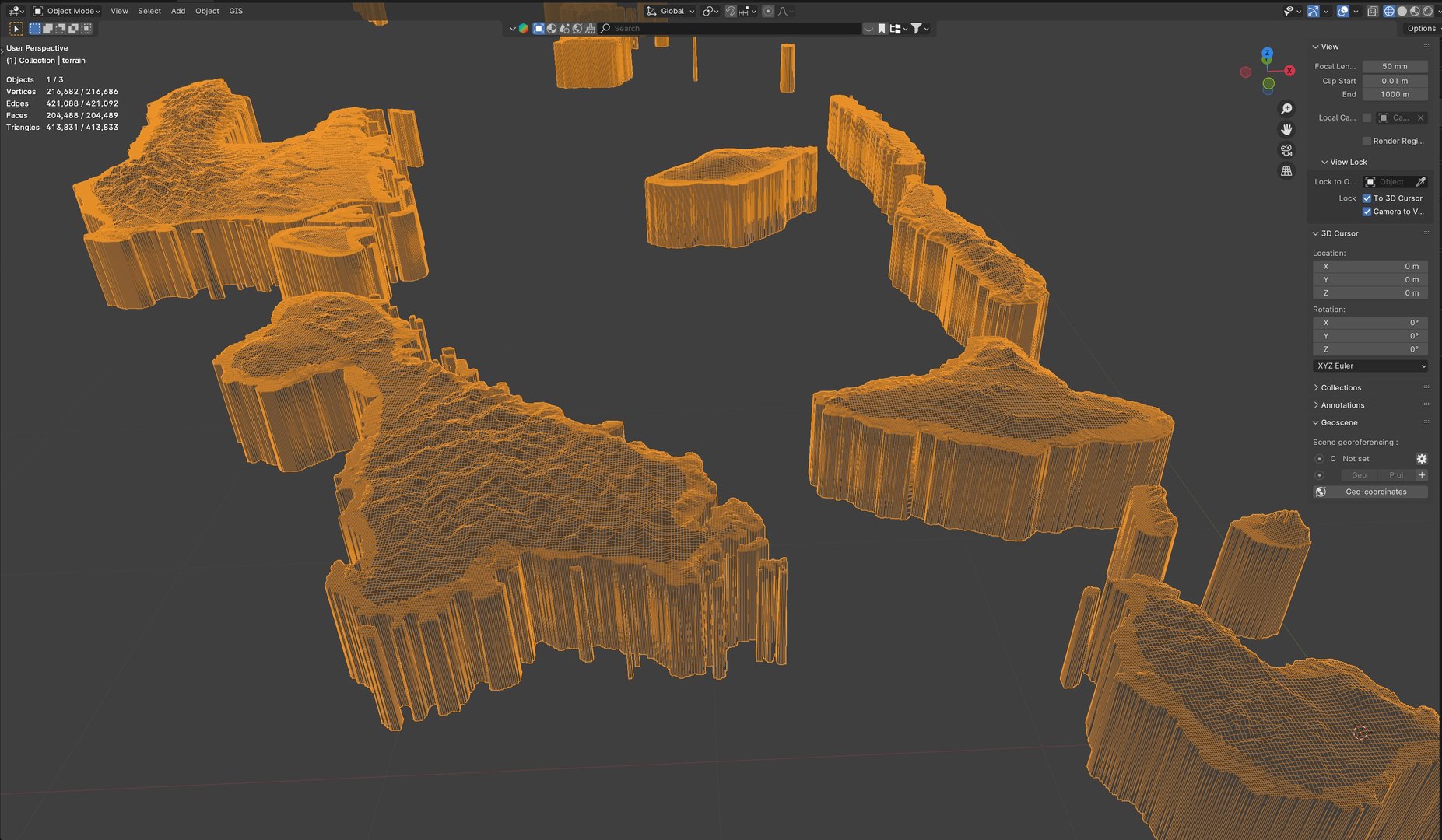 3D Model Vanuatu Terrain Map - TurboSquid 2337634