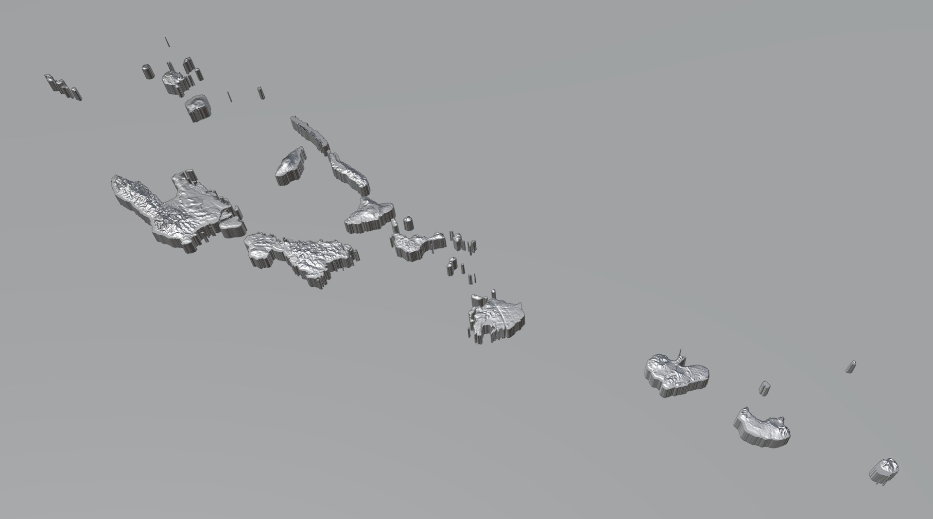 3D Model Vanuatu Terrain Map - TurboSquid 2337634