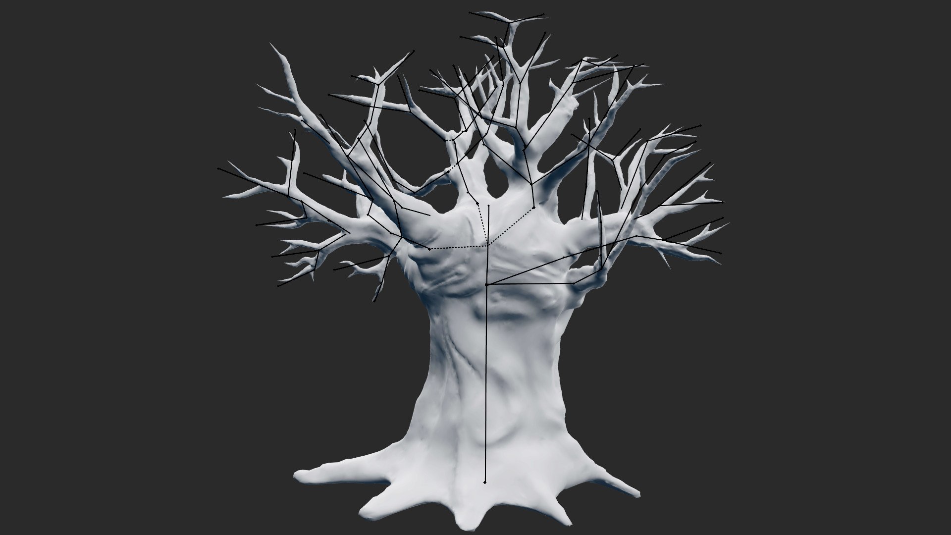 Baobab Tree Animation Lod 3D Model - TurboSquid 1343538