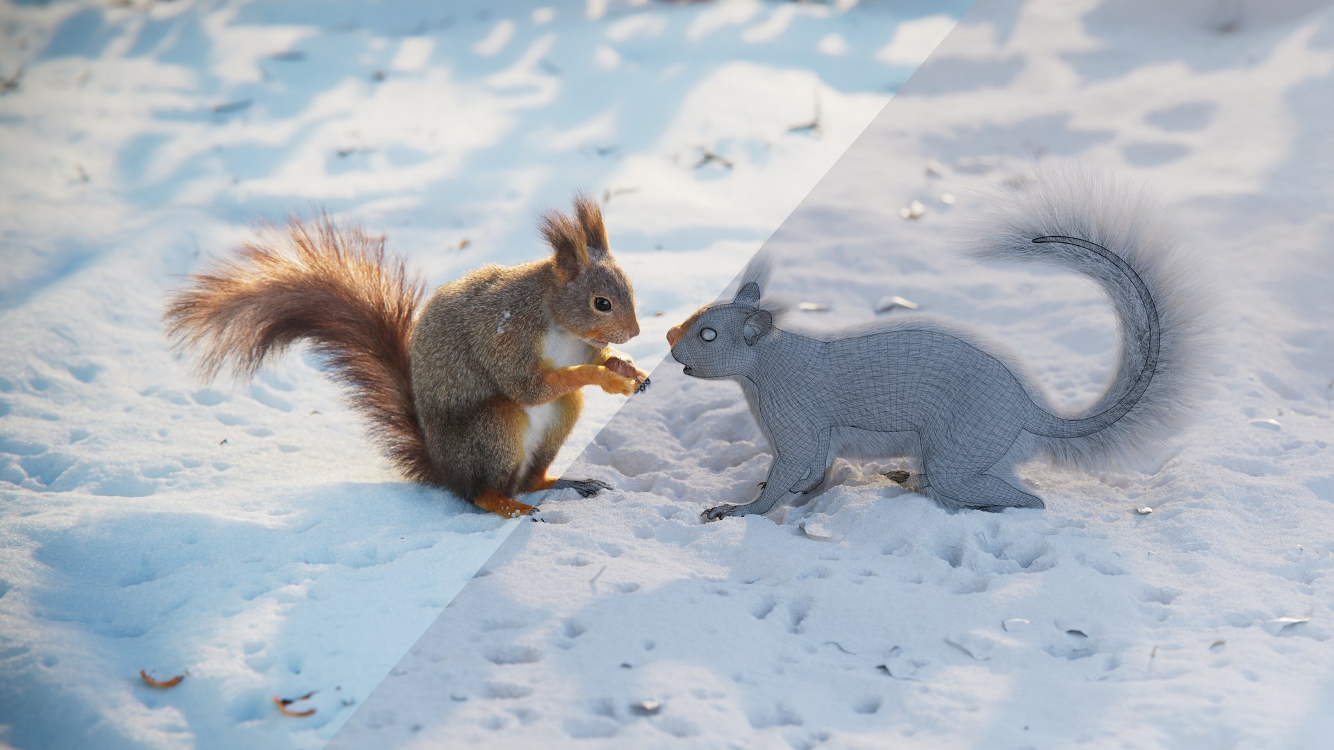 RedSquirrel Winter Animated 3D - TurboSquid 2048858