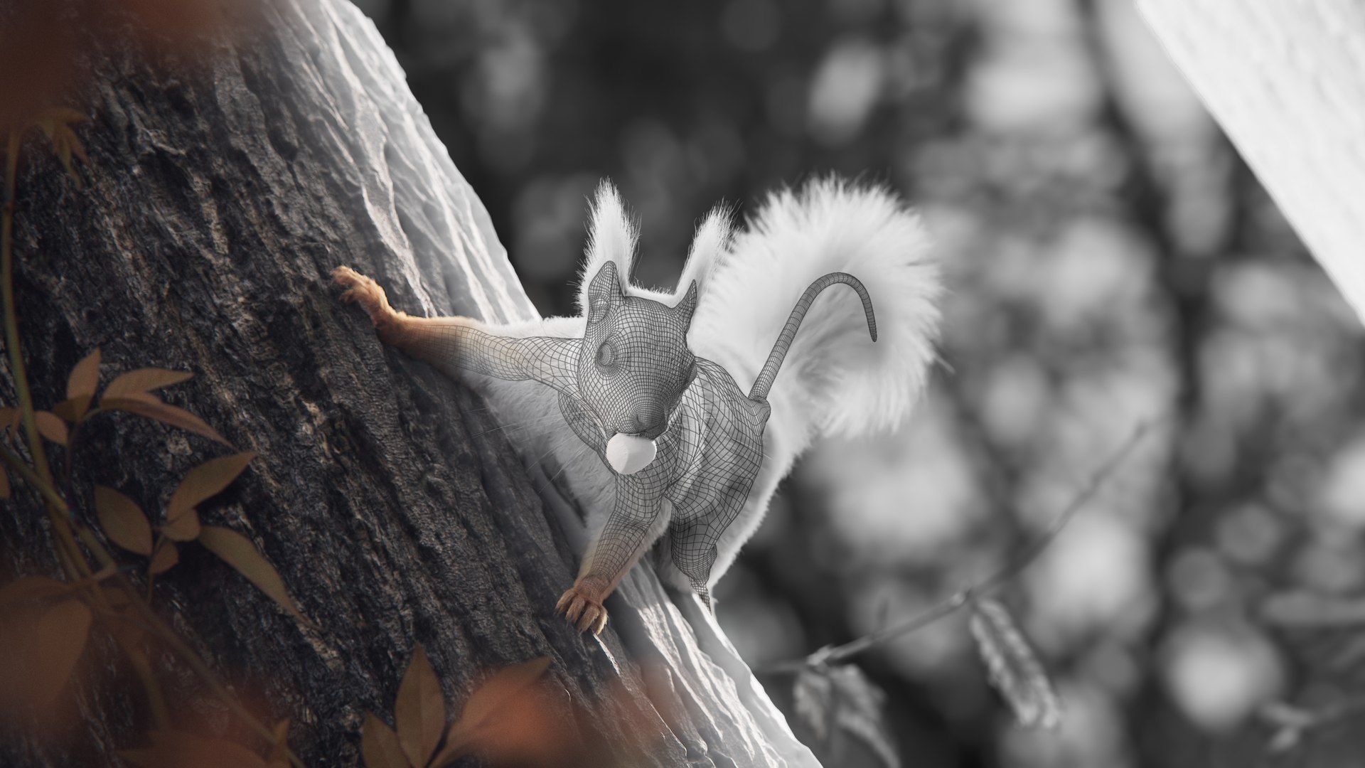 RedSquirrel Winter Animated 3D - TurboSquid 2048858