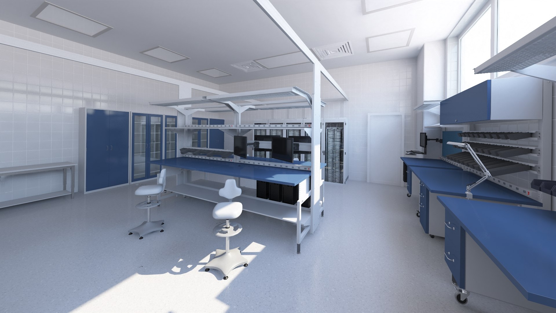 Laboratory 3 3D model - TurboSquid 2011707