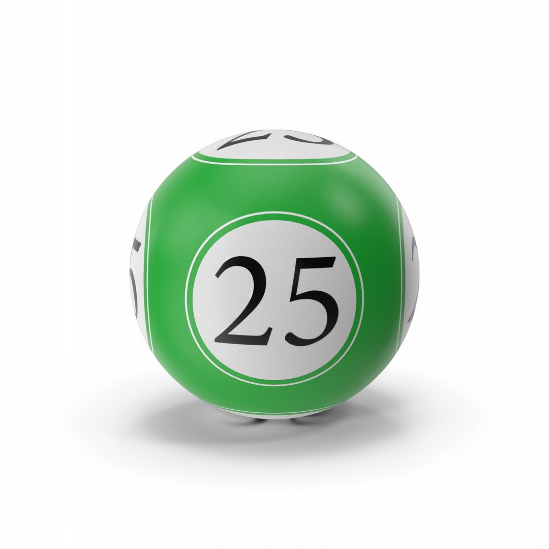 Bingo Ball 25 3D Model - TurboSquid 2323775