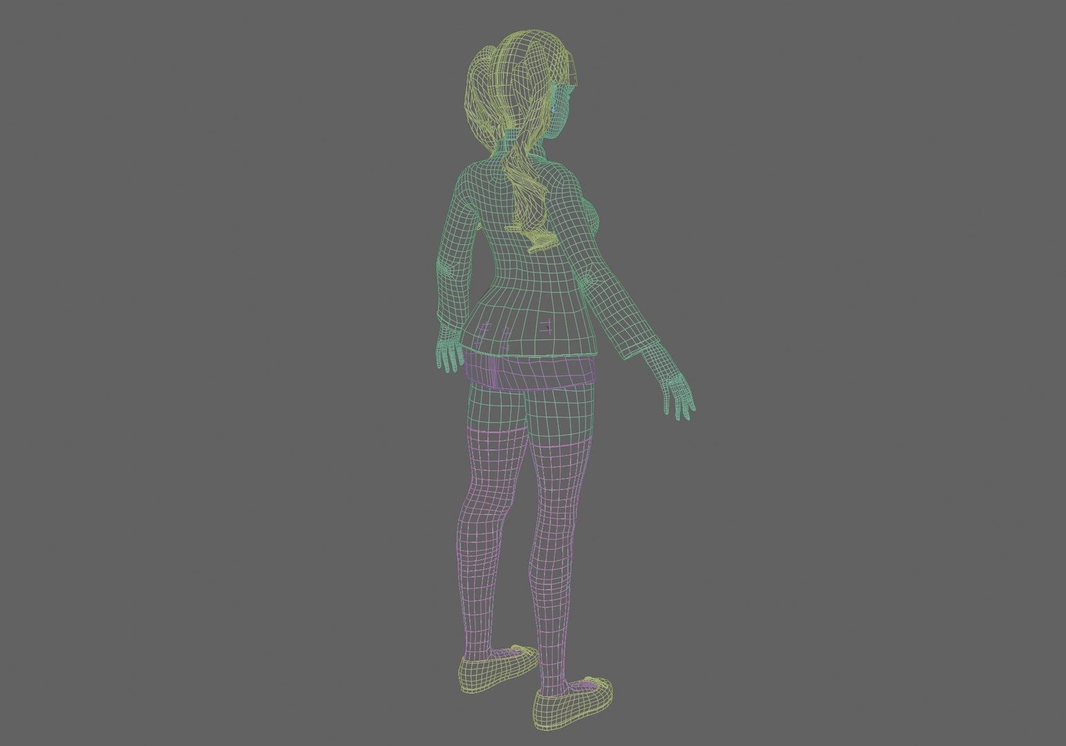 3D Model School Student Woman V36151 - TurboSquid 2283761