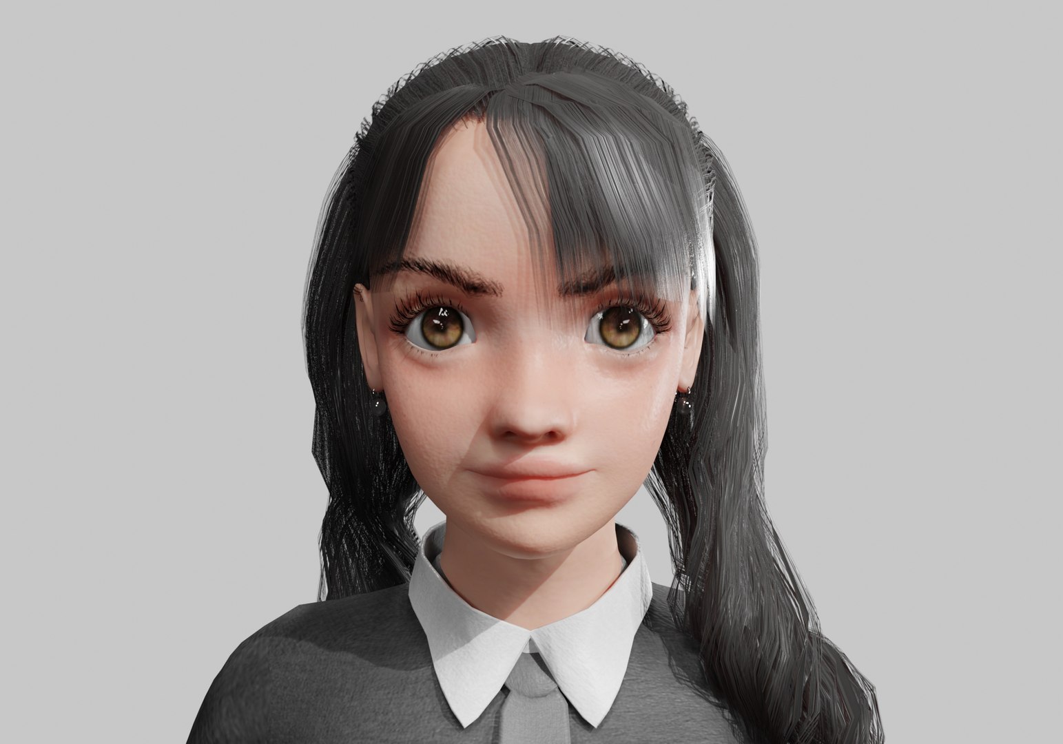3D Model School Student Woman V36151 - TurboSquid 2283761