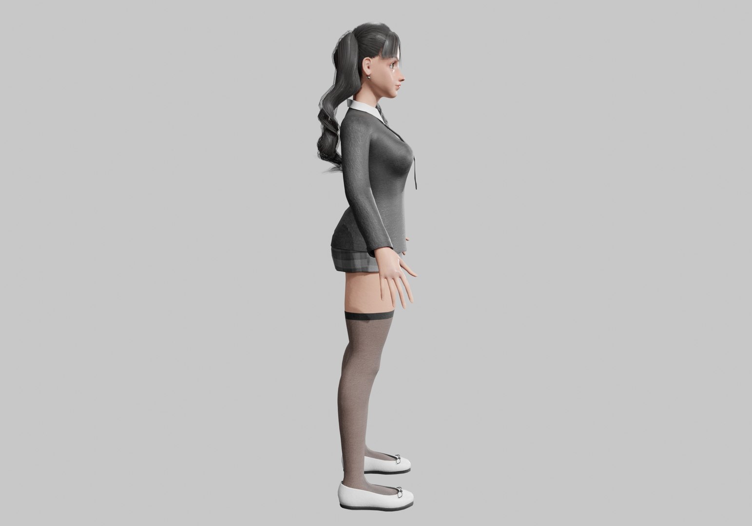 3D Model School Student Woman V36151 - TurboSquid 2283761