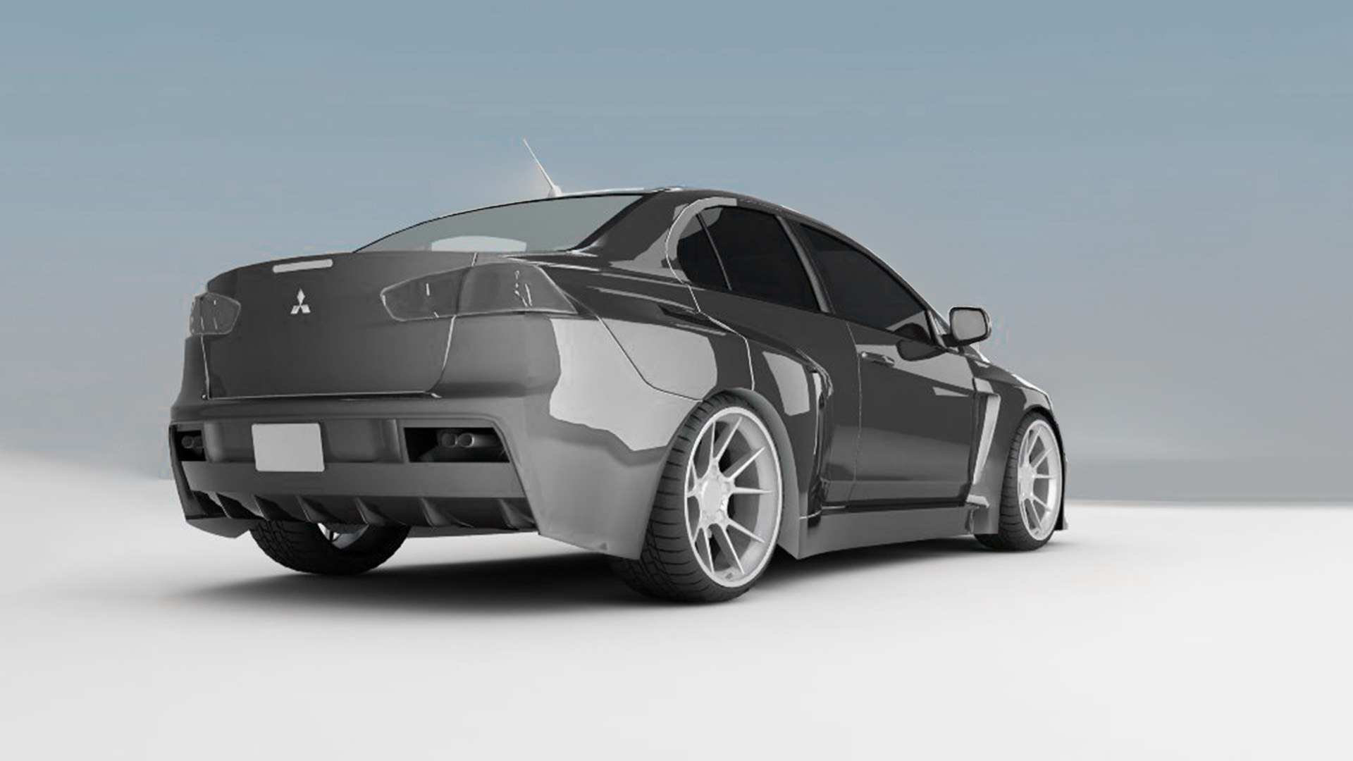 Mitsubishi Lancer Evolution EVO X 3D Model - TurboSquid 2420847