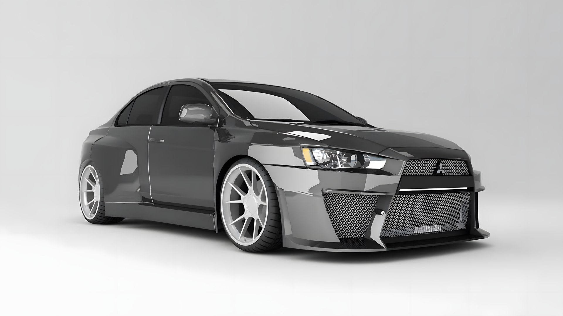 Mitsubishi Lancer Evolution EVO X 3D Model - TurboSquid 2420847