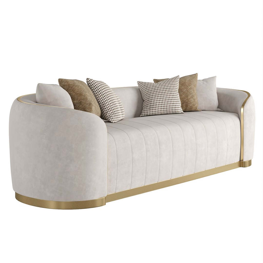 3D Sofa Lucerne - TurboSquid 2002404