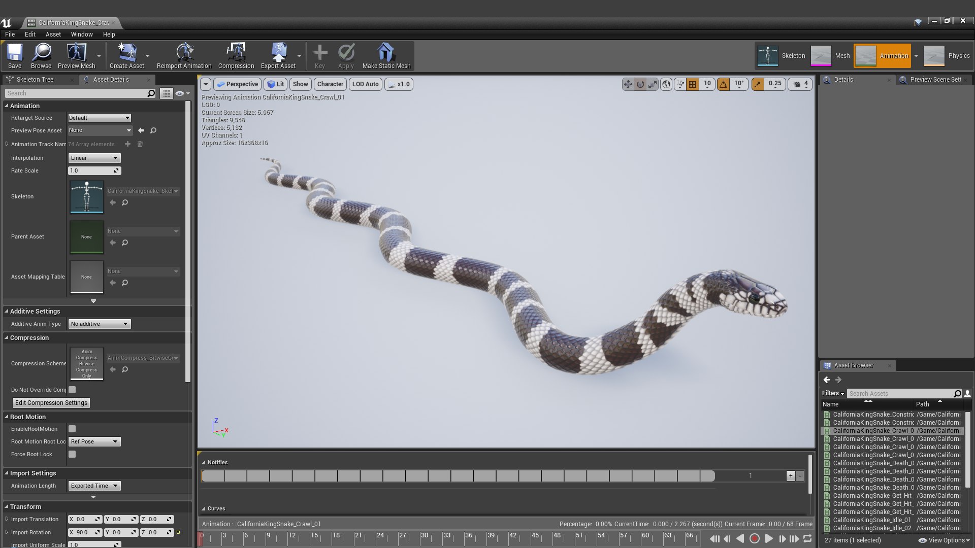 3D Model Snake Reptiles - TurboSquid 1529046
