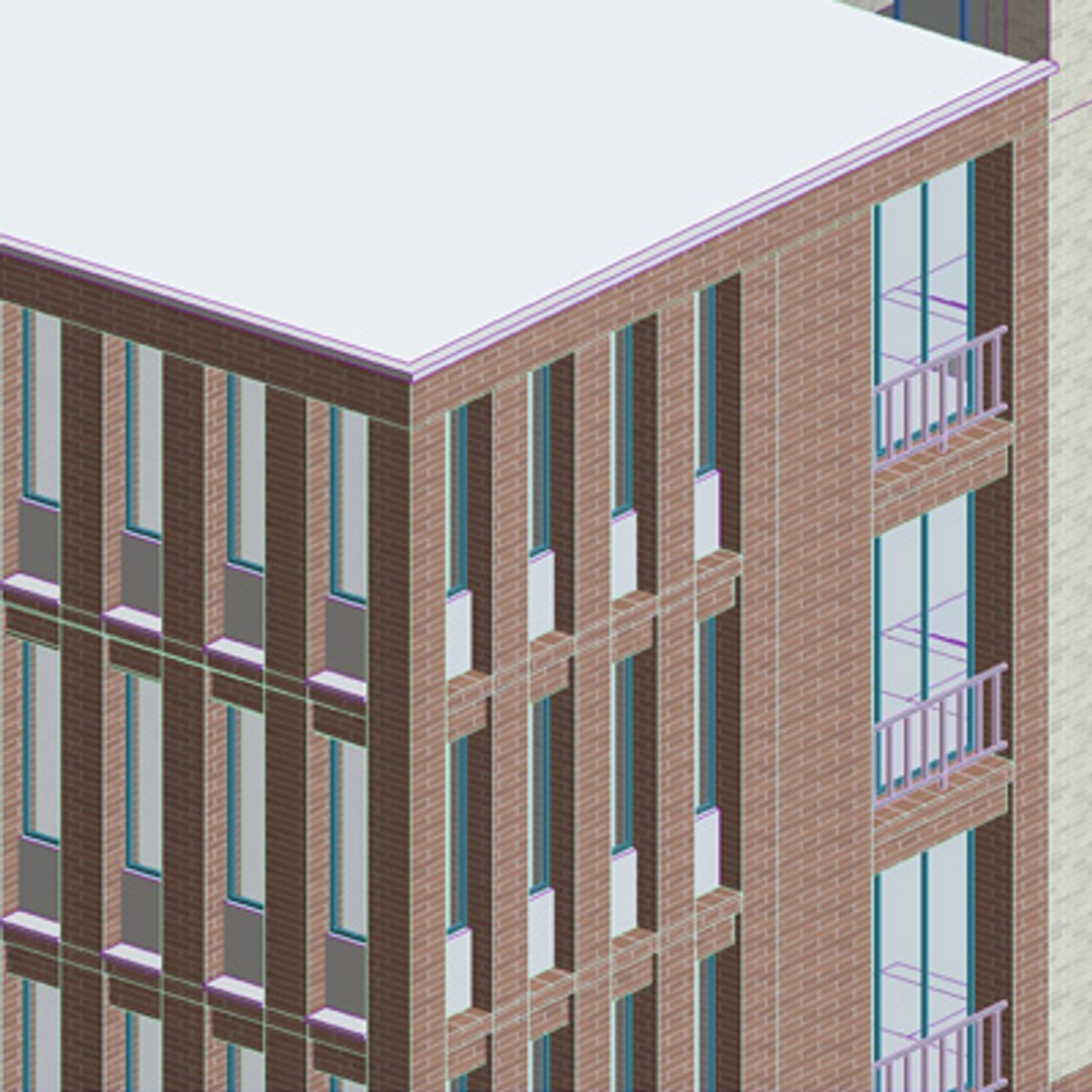 dormitory university 3d max