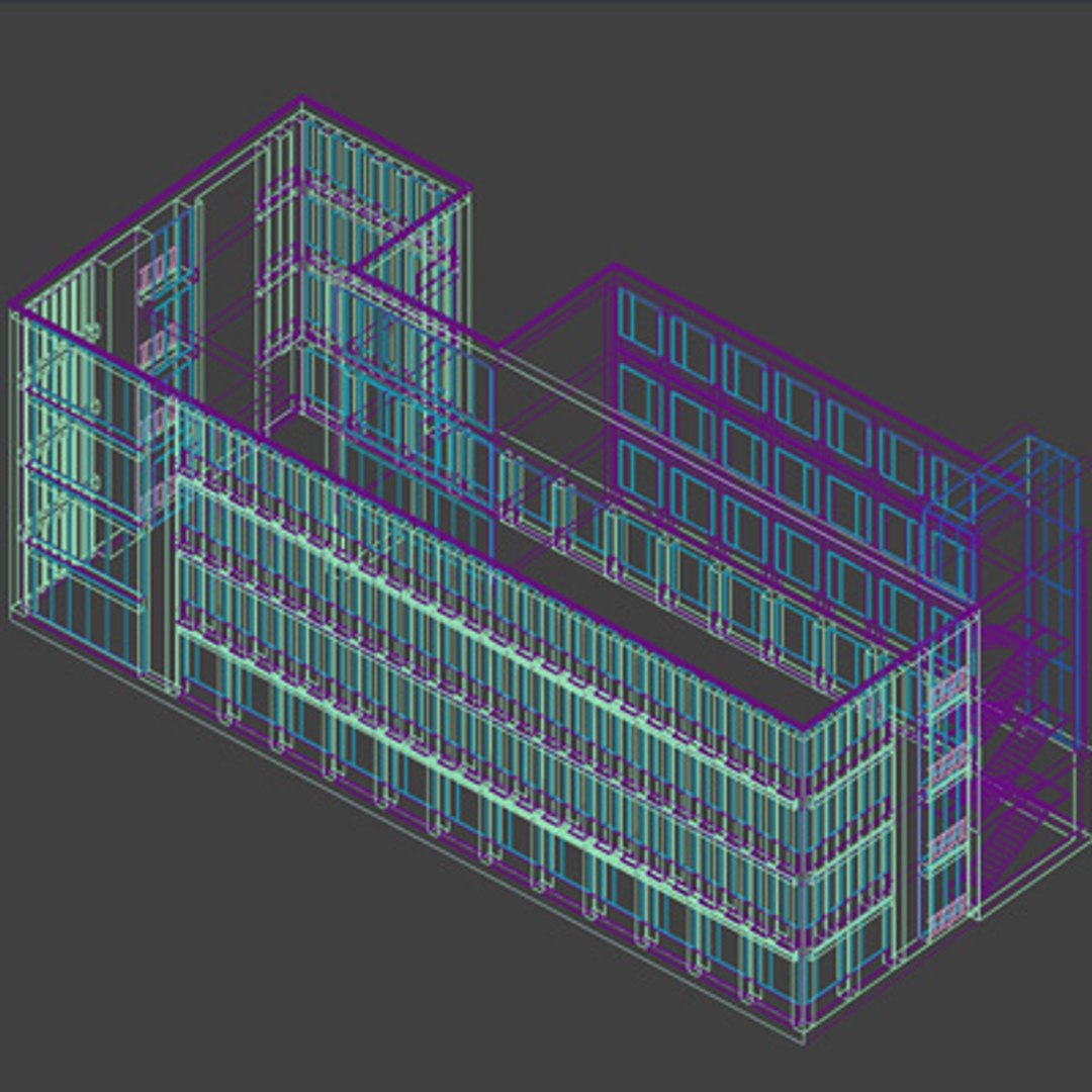 dormitory university 3d max