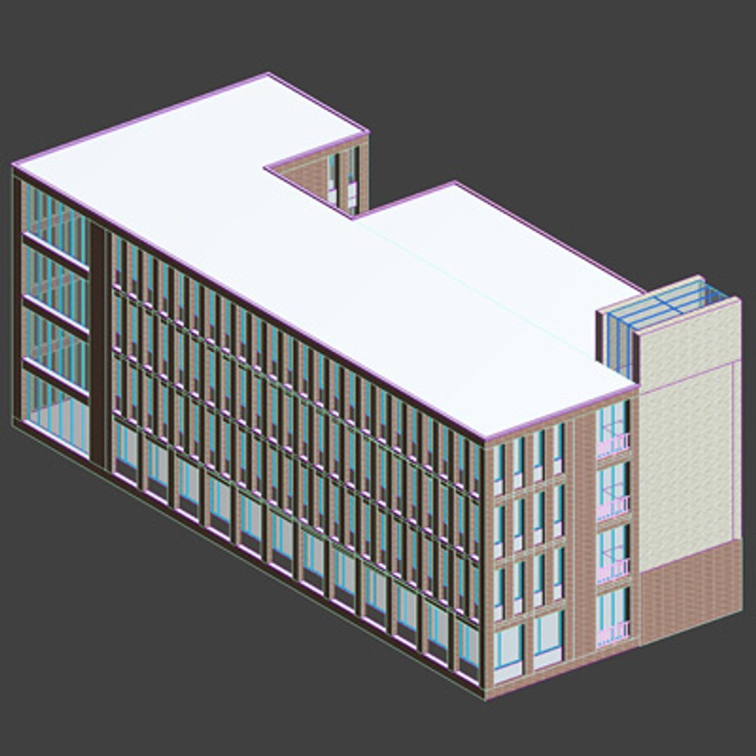 dormitory university 3d max