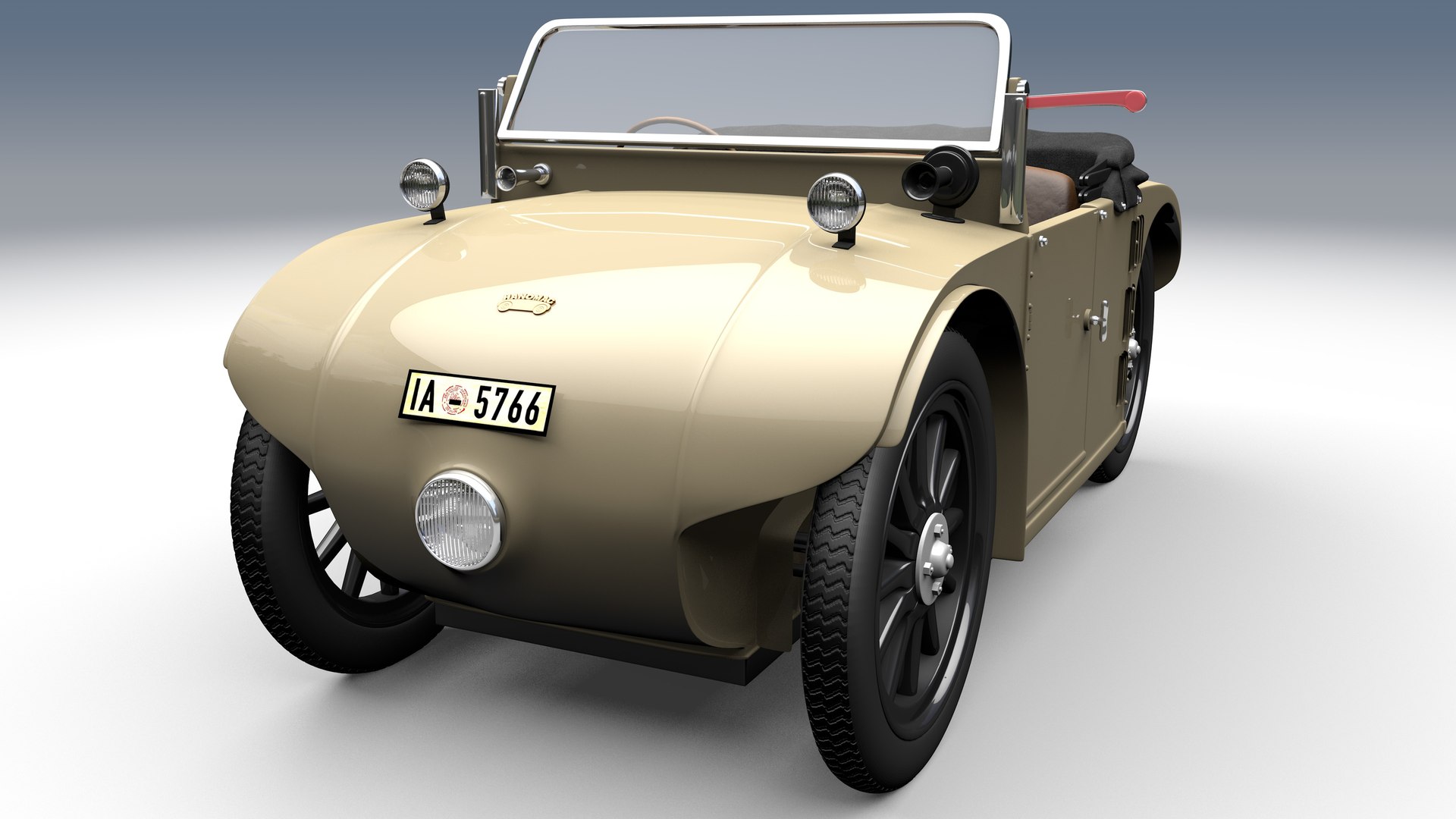 3D Hanomag 2-10 Cabriolet Kommissbrot Series I 1925 Model - TurboSquid ...