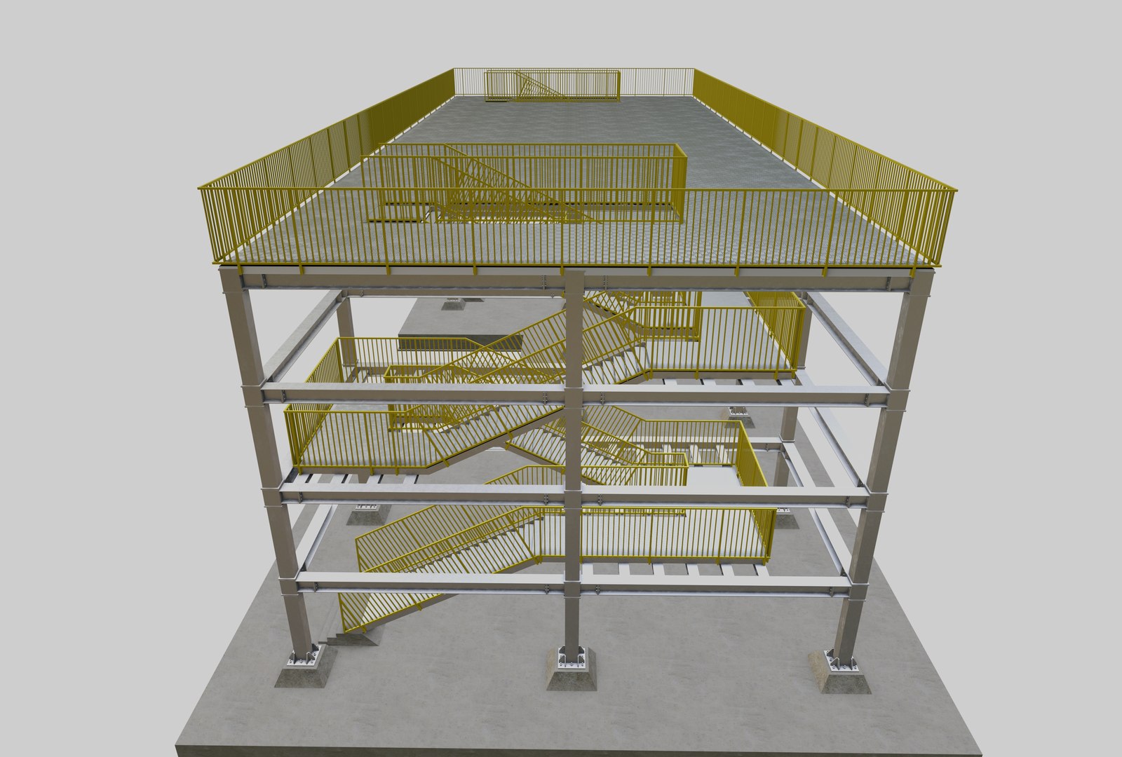 Steel Structure-Tsunami Evacuation Tower-Type-2 3D Model - TurboSquid ...