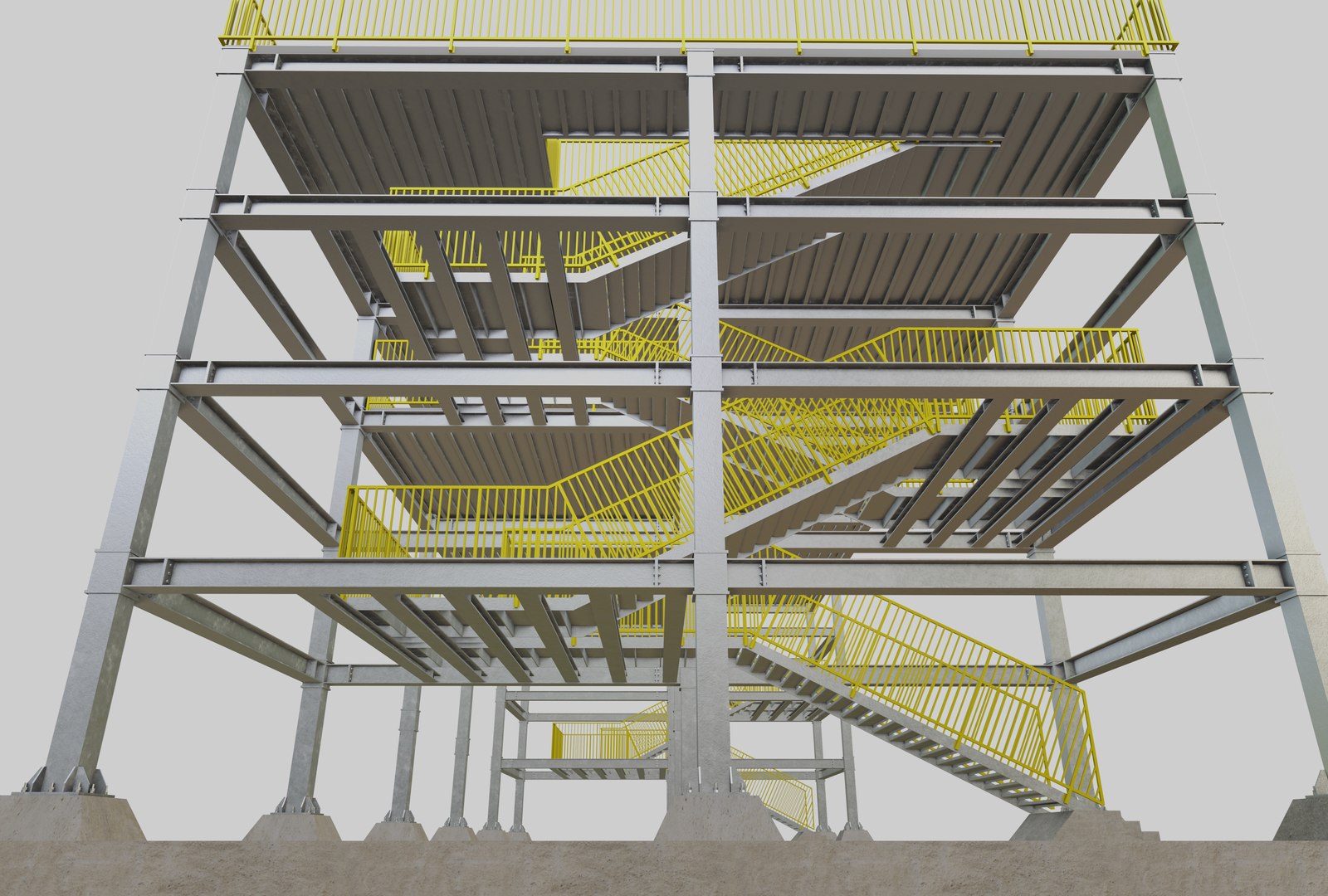 Steel Structure-Tsunami Evacuation Tower-Type-2 3D Model - TurboSquid ...