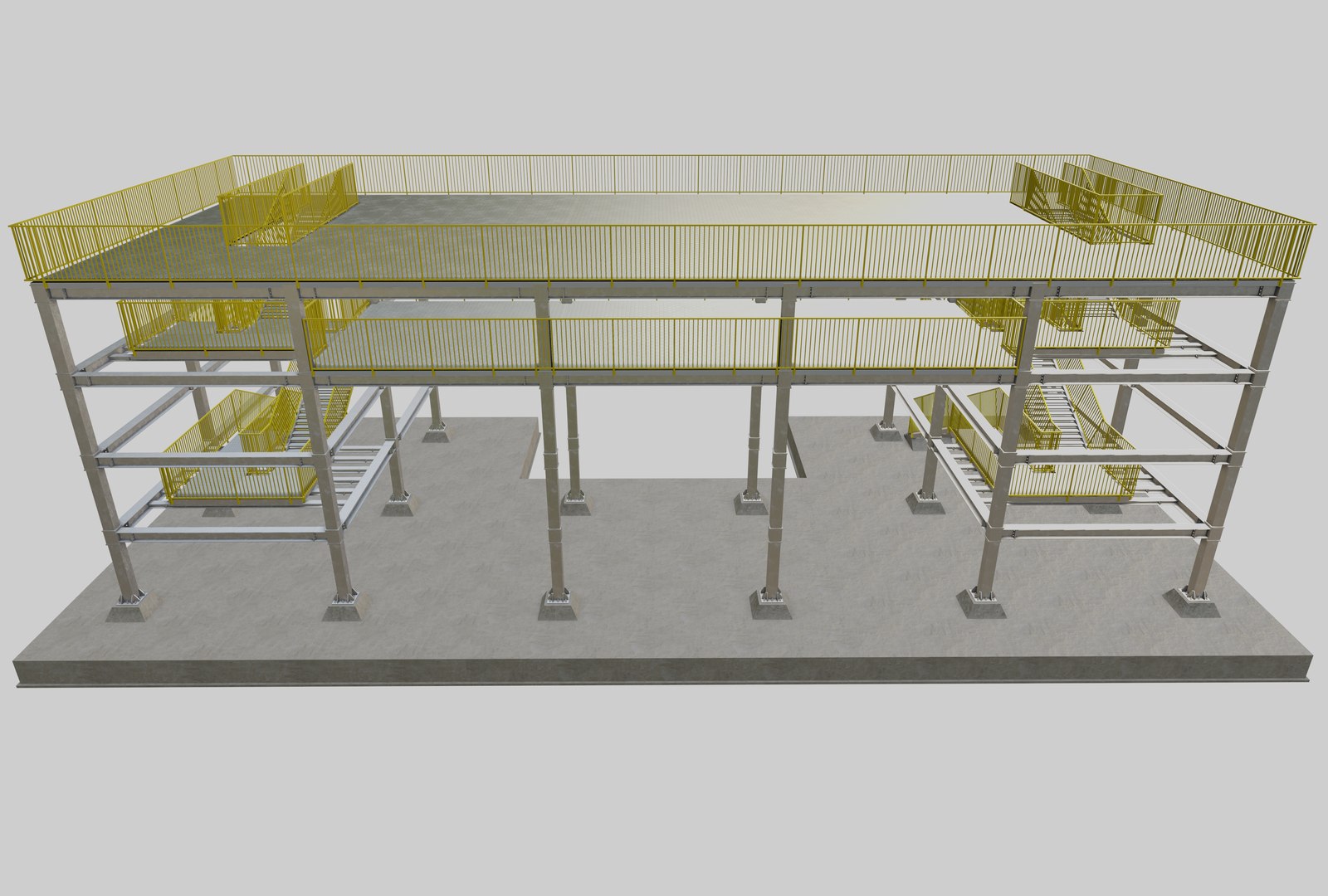 Steel Structure-Tsunami Evacuation Tower-Type-2 3D Model - TurboSquid ...