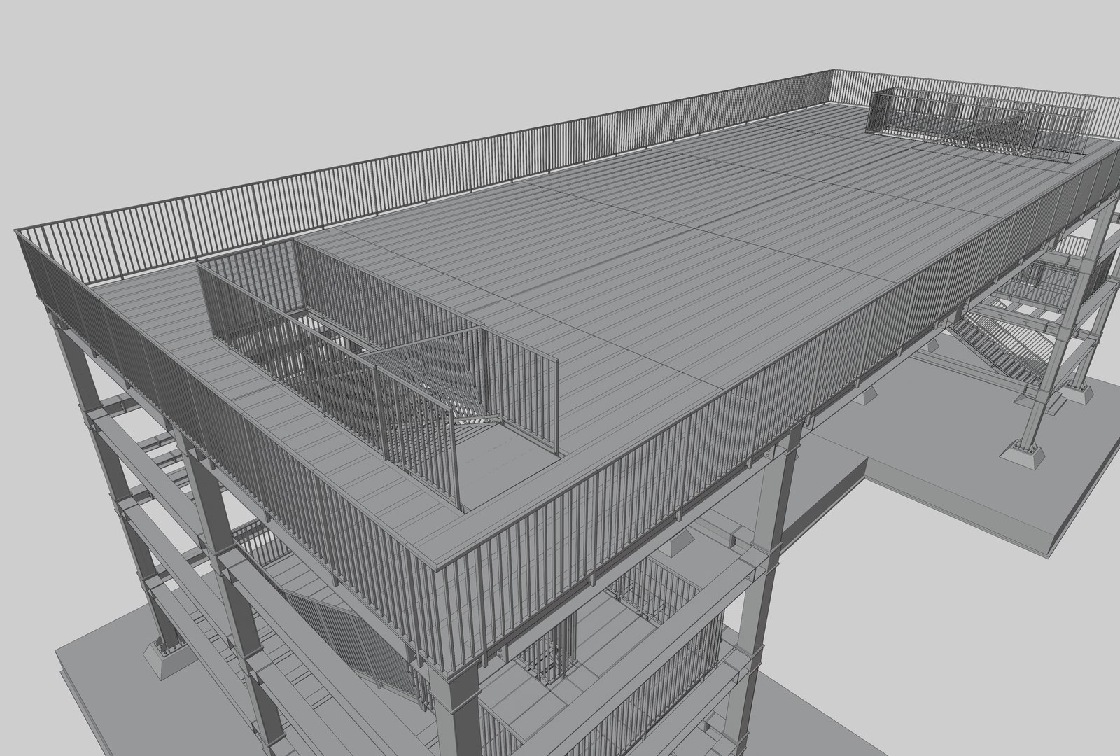 Steel Structure-Tsunami Evacuation Tower-Type-2 3D Model - TurboSquid ...