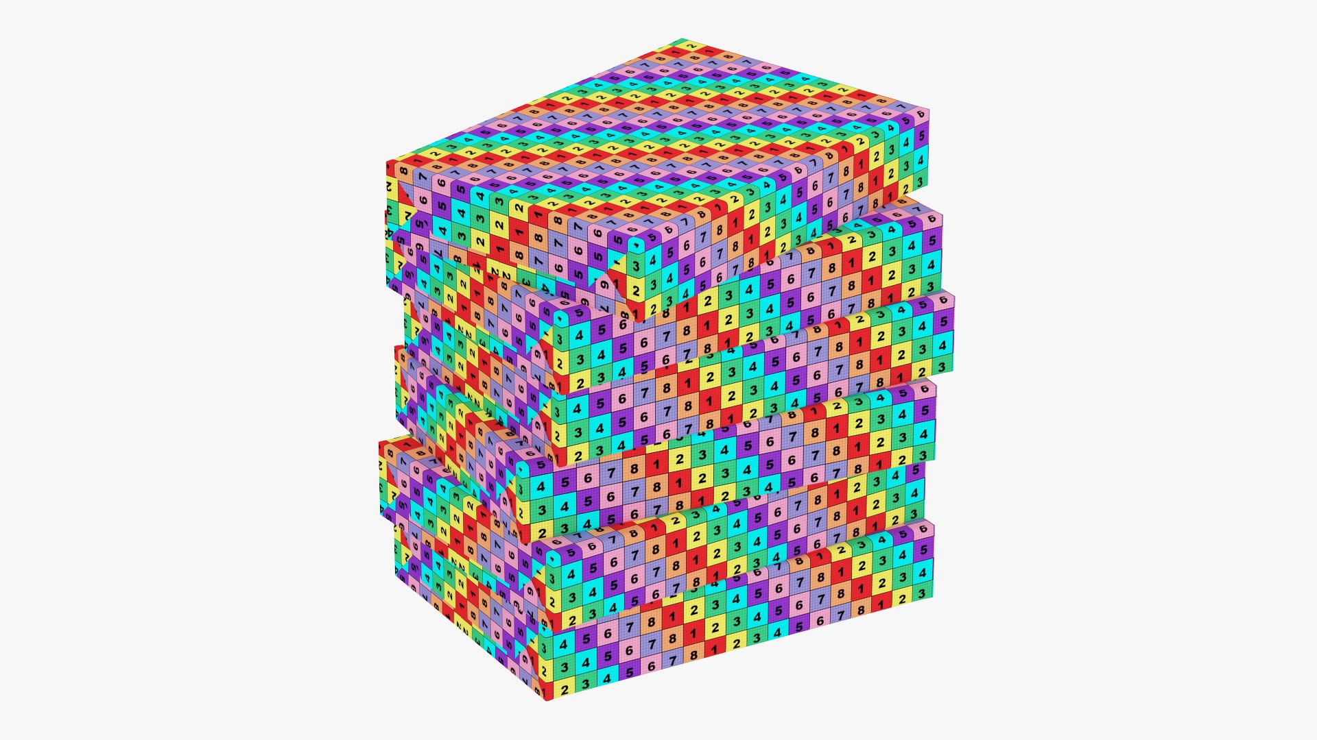 Office Paper Set 3D Model - TurboSquid 1972378