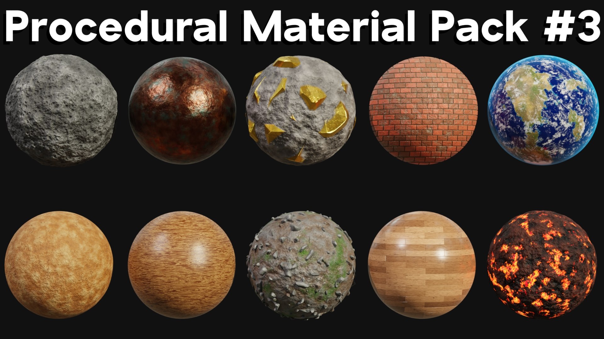 Blender Procedural Material Pack 3 3d Model Turbosquid 1797263