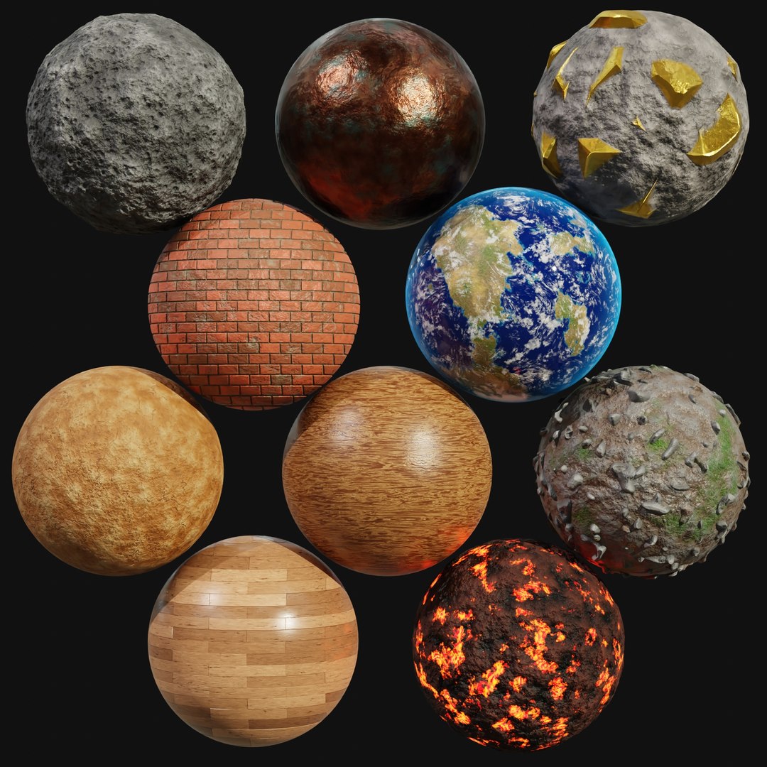 Blender Procedural Material Pack 3 3D Model - TurboSquid 1797263