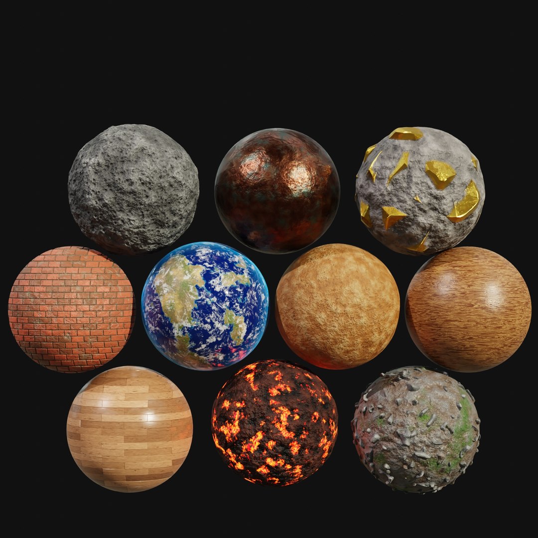 Blender Procedural Material Pack 3 3D Model - TurboSquid 1797263