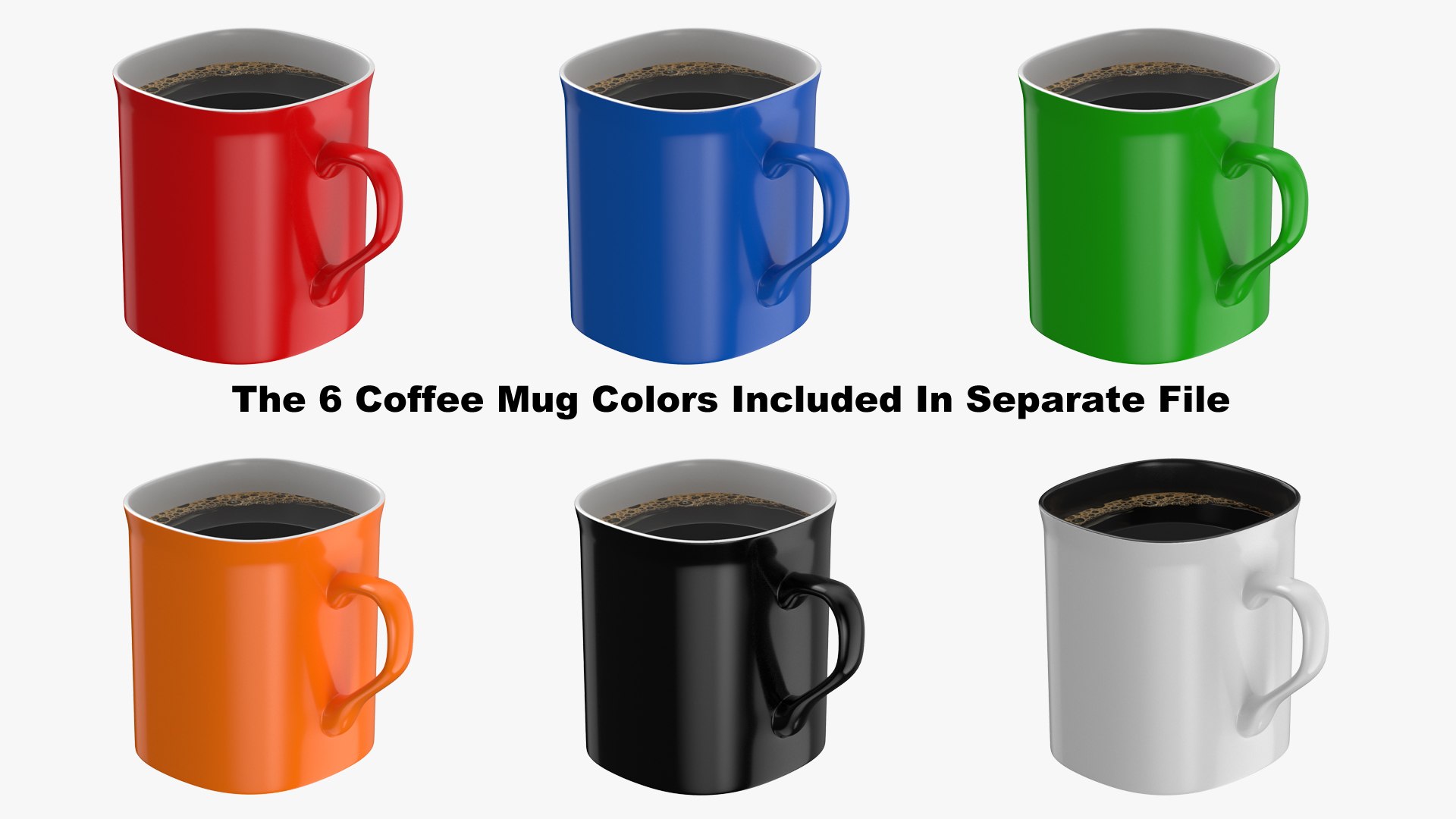 3D Coffee Mug Black With Coffee - TurboSquid 2276101