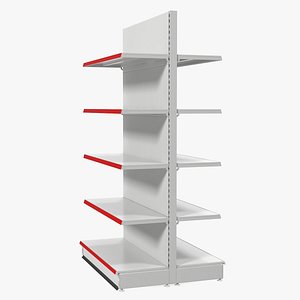 Supermarket racks 3D model - TurboSquid 1424100