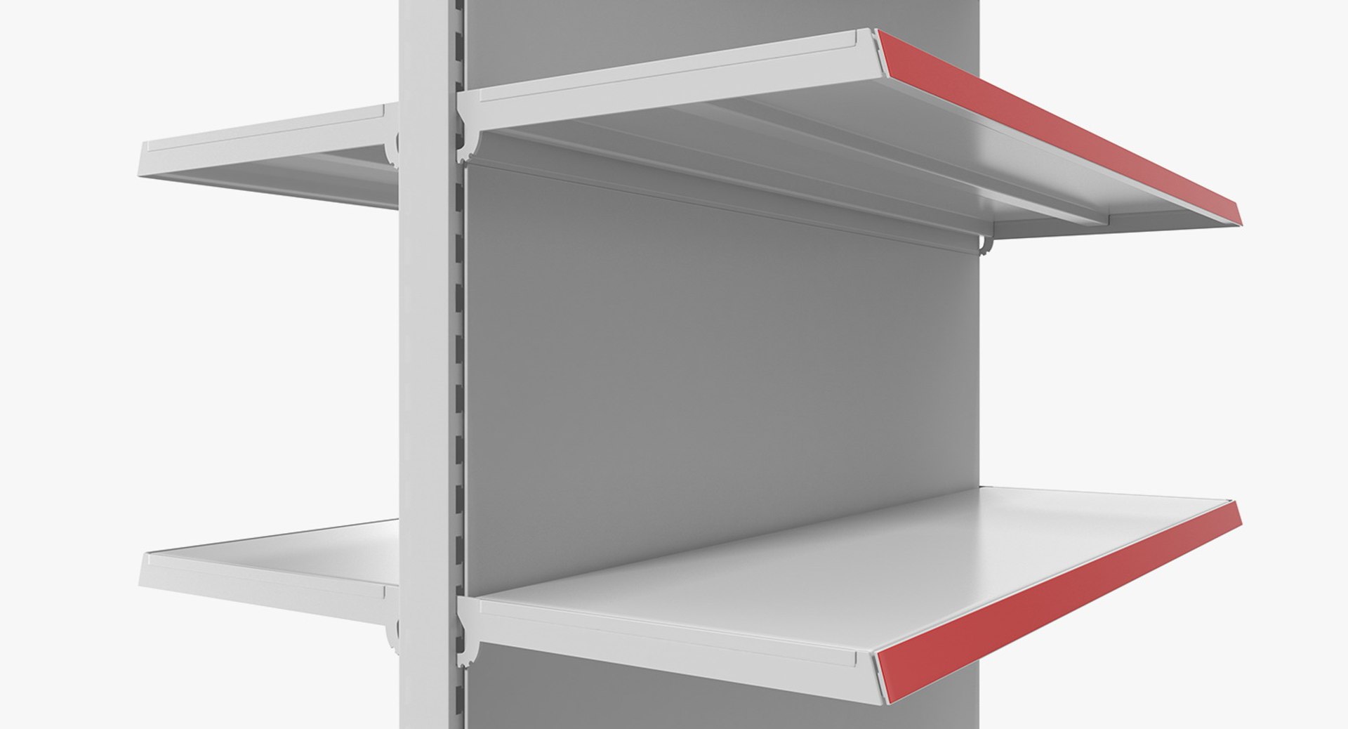Store Double-sided Supermarket Rack 3D Model - TurboSquid 1413050