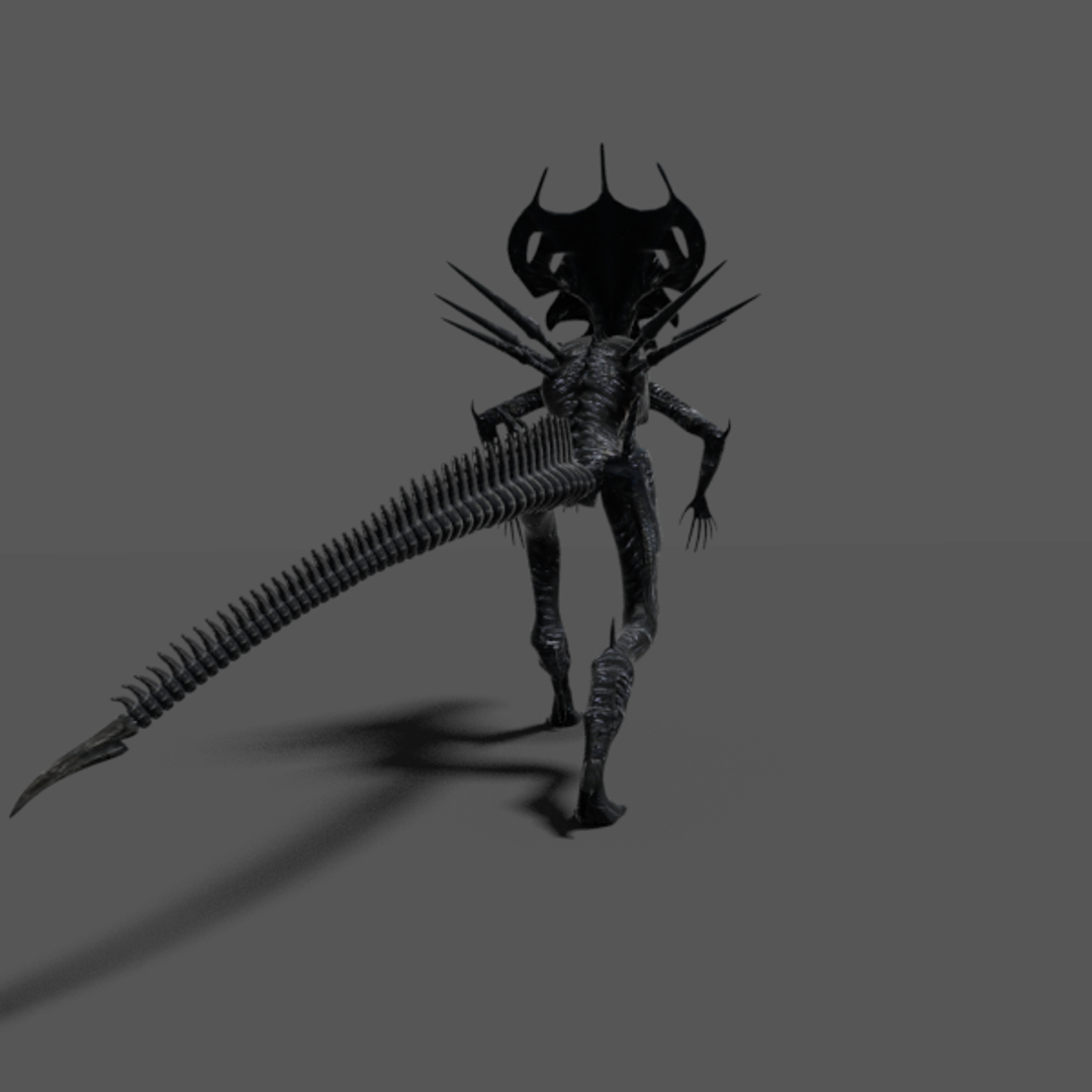 Queen Xenomorph 3d Model