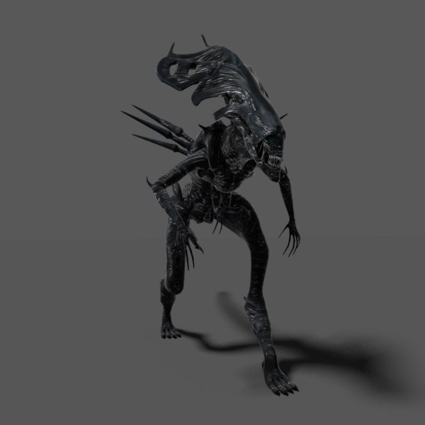 queen xenomorph 3d model