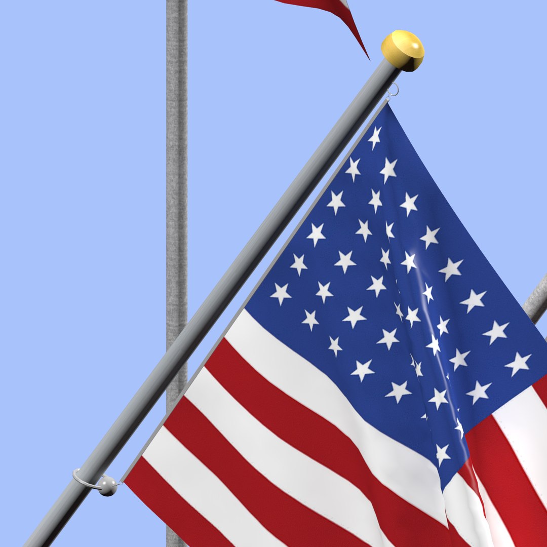 3D Usa Flag Model - TurboSquid 1166230