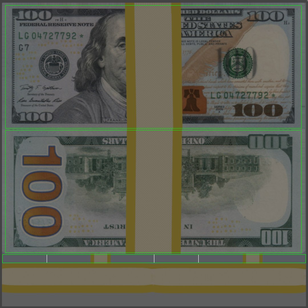 3D dollars bills model - TurboSquid 1652103