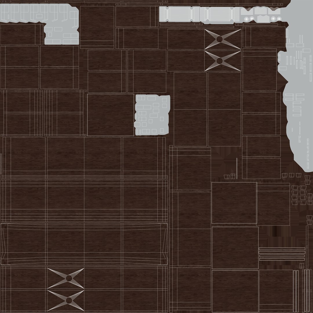 TV Stand 02 Game Ready Asset 3D - TurboSquid 2157911