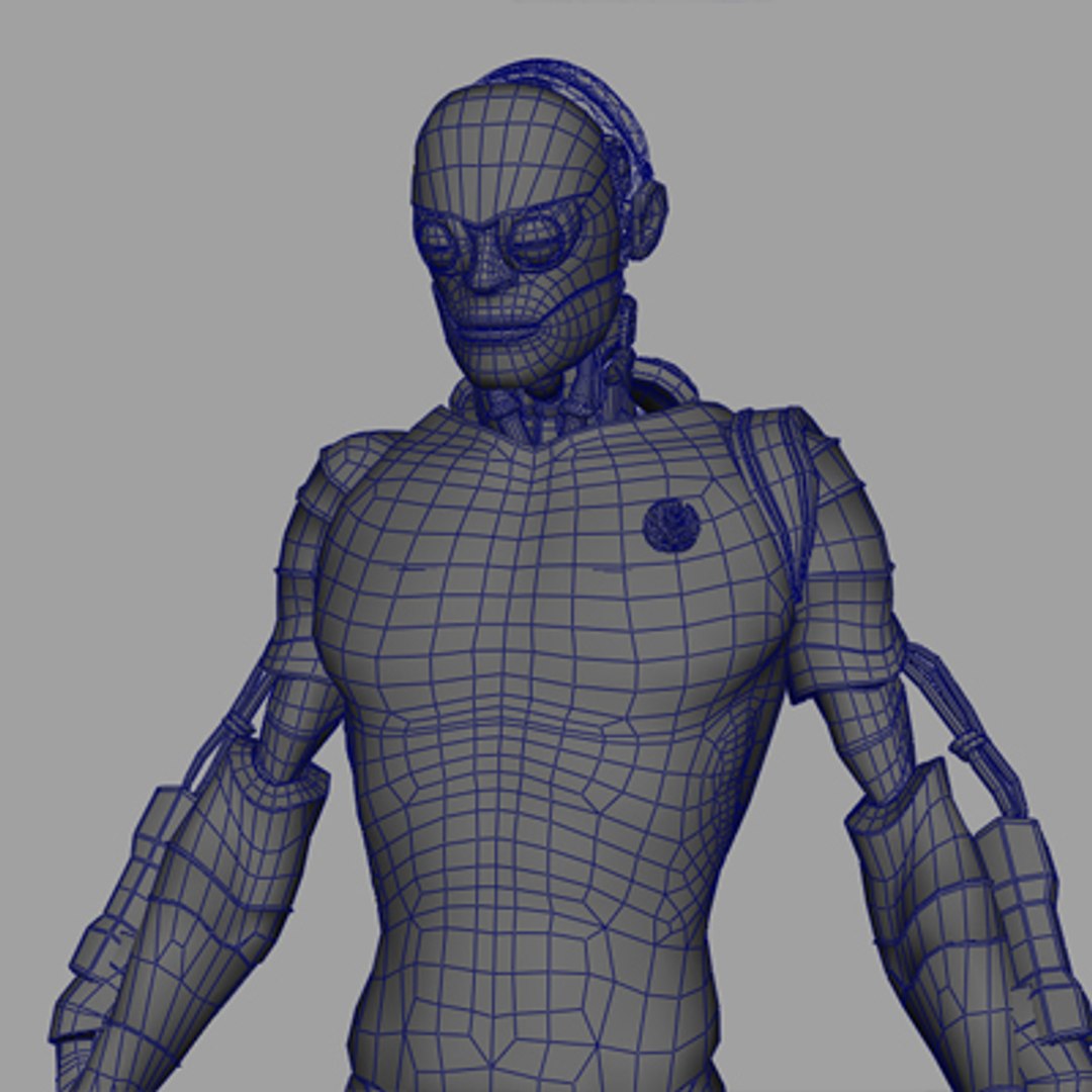 Android Wiring 3d Obj
