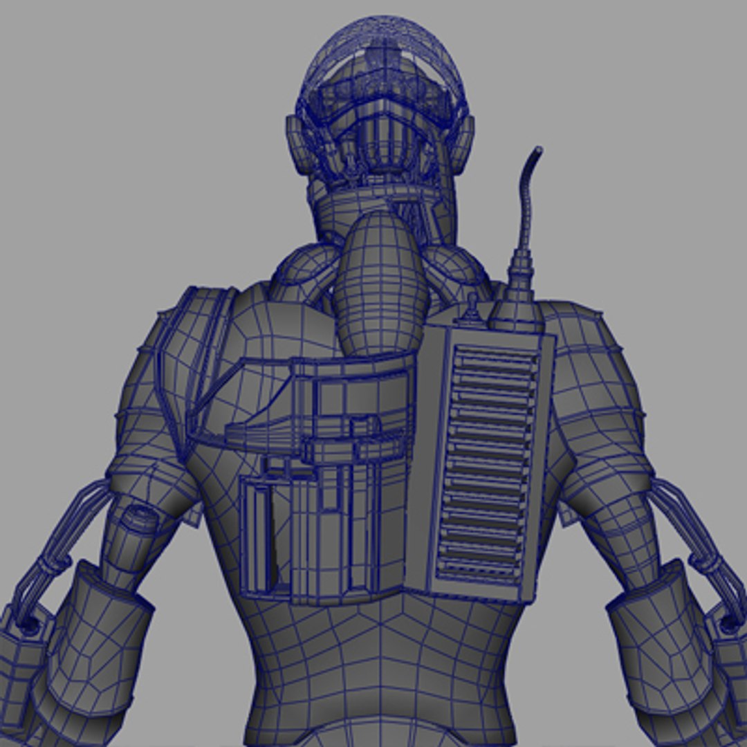 Android Wiring 3d Obj