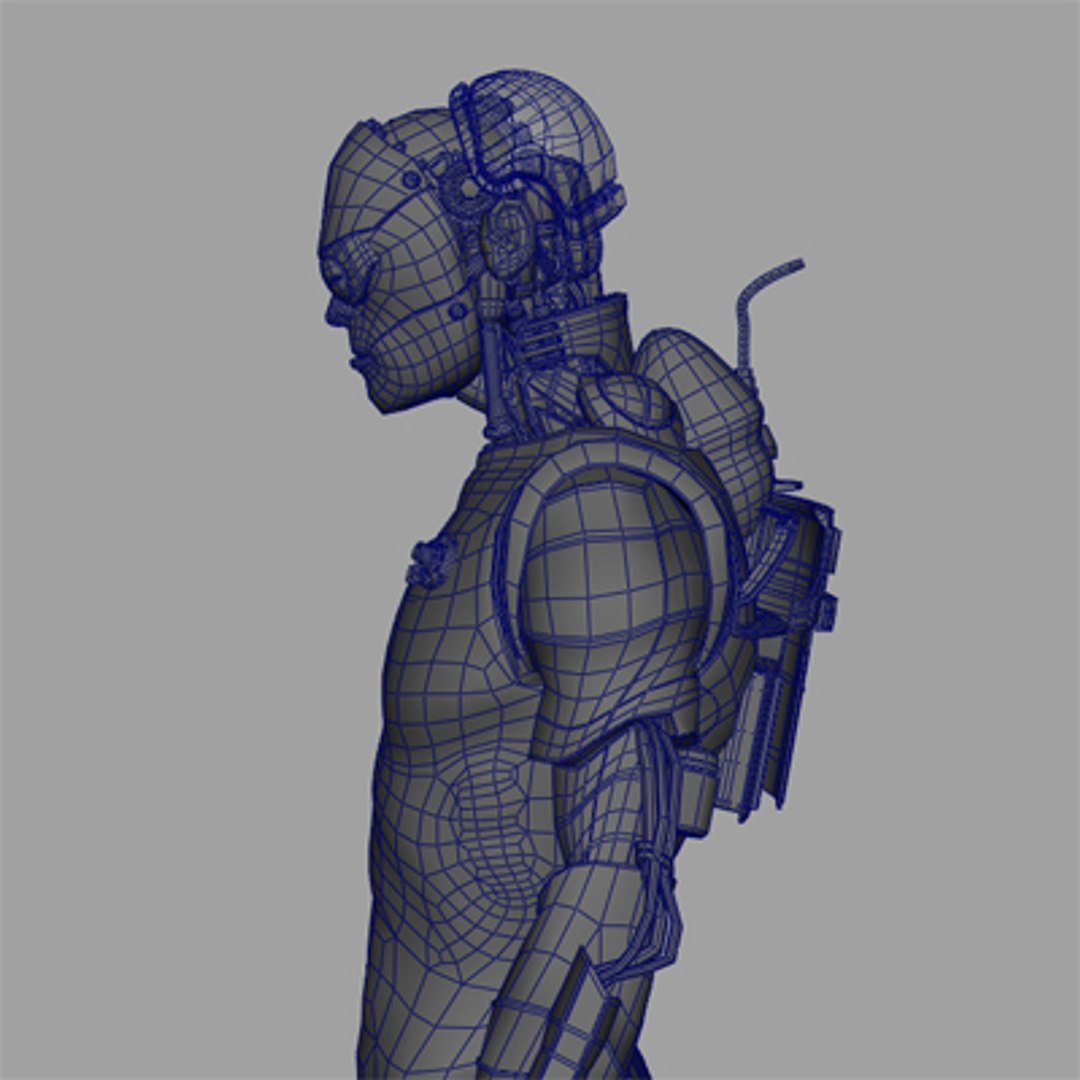 Android Wiring 3d Obj